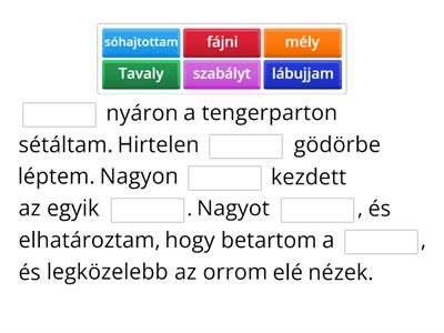 Ly j szavak gyakorlása - Tananyagok