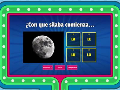 Sílabas la le li lo lu - Recursos didácticos