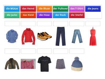 A1 kleidung - Unterrichtsmaterialien