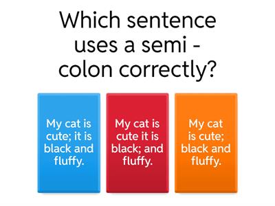 Punctuation Colon and semi colon - Teaching resources