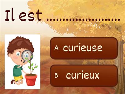 Adjectifs masculin et féminin - Ressources pédagogiques