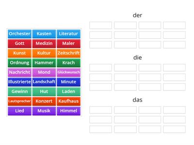 Artikel - Unterrichtsmaterialien