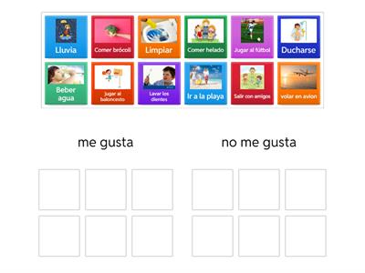 Gusta no me gusta - Recursos didácticos