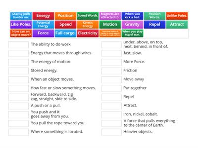 Force and motion - Teaching resources