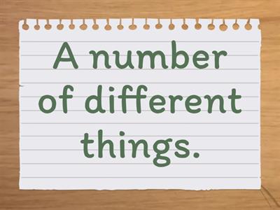 Vocabulary Grade 3 module 3 - Unterrichtsmaterialien