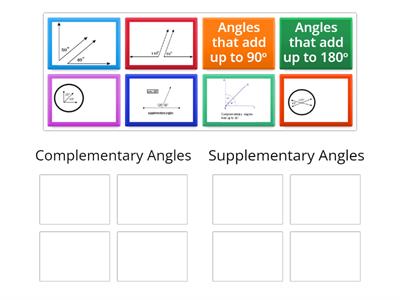 Angles complementary - Teaching resources