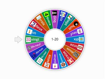 French Numbers 1 20 quiz - Teaching resources