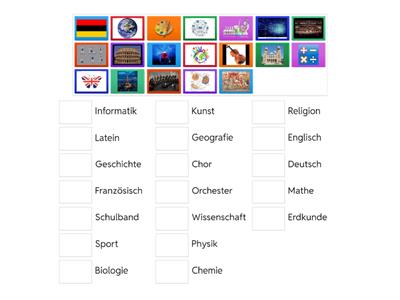 Schulfächer - Teaching resources