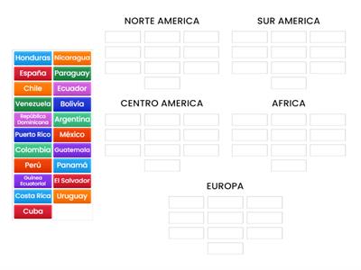 Banderas paises hispanos - Teaching resources
