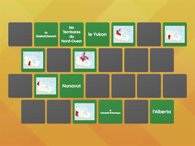 Les provinces et les territoires du canada - Ressources pédagogiques