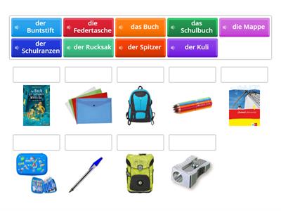 Meine schulsachen - Teaching resources