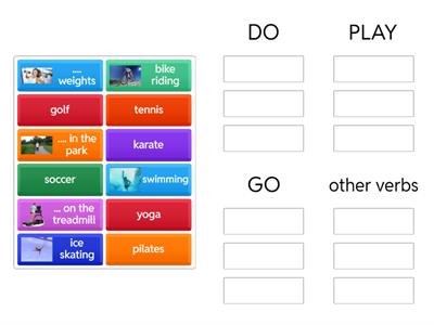 Sports Go play do - Teaching resources