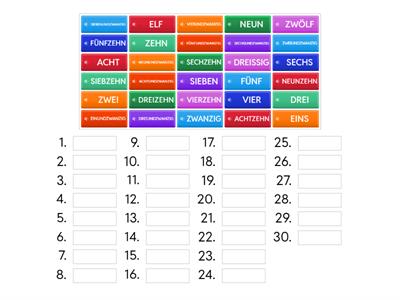Zahlen 1 bis 1000 - Unterrichtsmaterialien