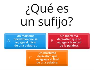 Sufijos dor dora ista ero era erïa - Recursos didácticos