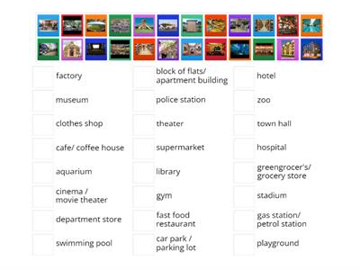 Places in town - Recursos didácticos