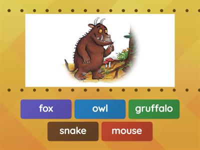 The gruffalo - Teaching resources