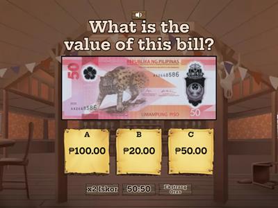 Philippine peso coins and bills - Aktibidad sa pagtuturo