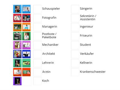 Berufe a1 - Unterrichtsmaterialien