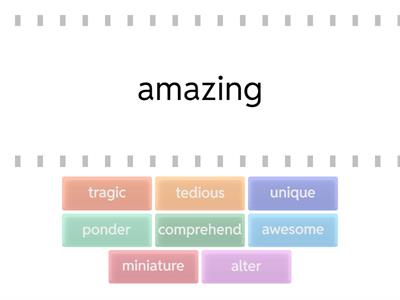 Synonyms - Teaching resources