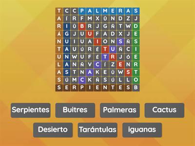 Selva desierto bosque - Recursos didácticos