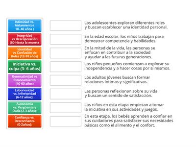 Etapas De Desarrollo De Erikson