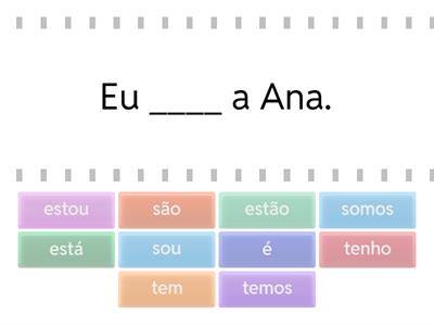 Verbos conjugação - Recursos de ensino