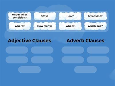 Adjective clauses - Teaching resources