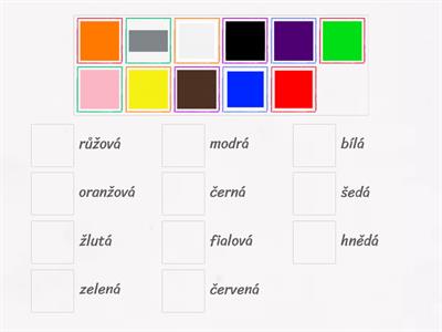 Barvy - Teaching resources