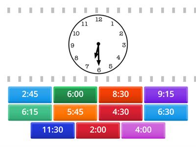 Time Telling quarter to quarter past - Teaching resources