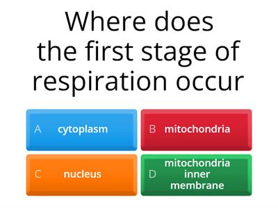 Respiration - Teaching resources