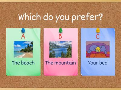 Which do you prefer - Recursos didácticos