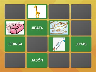 Silabas ja je ji jo ju - Recursos didácticos