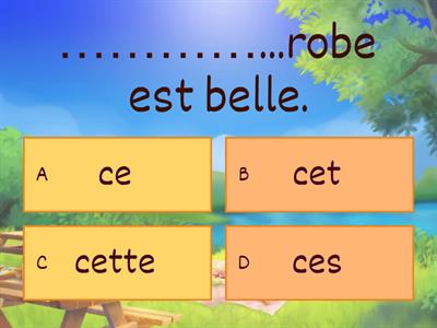 Adjectifs demonstratifs - Teaching resources