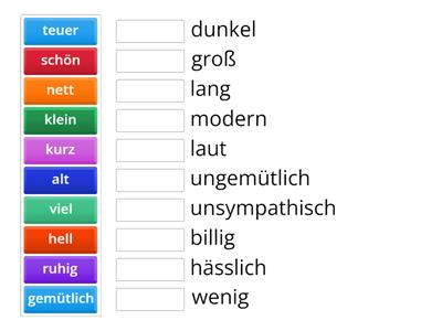 Adjektive steigerung - Unterrichtsmaterialien