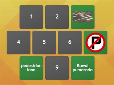 Mga babala sa kalsada - Aktibidad sa pagtuturo