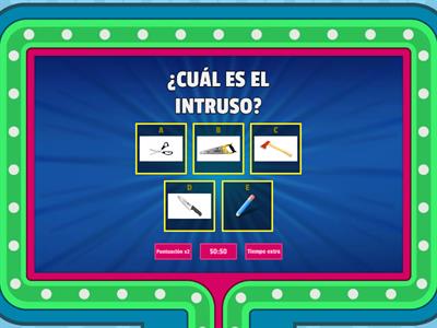 Busca el intruso - Recursos didácticos