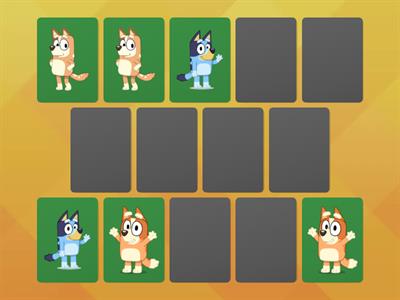 Matching bluey - Teaching resources
