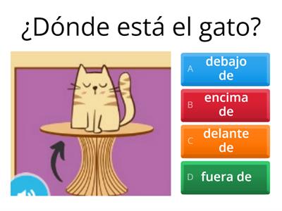 Dónde está el gato - Recursos didácticos