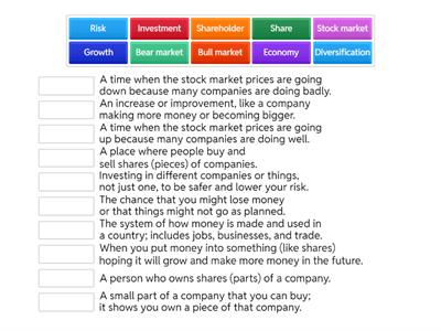 Stock market - Teaching resources