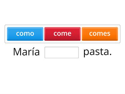 Comer y beber - Teaching resources