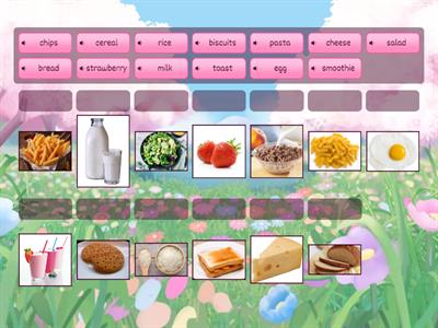 Vocabulary Food And drink - Materiały dydaktyczne