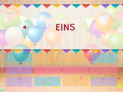 Zahlen 1 bis 12 - Unterrichtsmaterialien