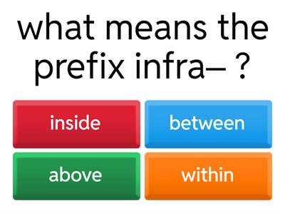 Prefixes and suffixes game - Teaching resources