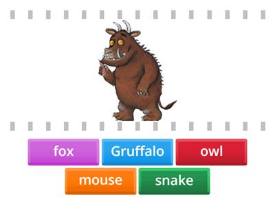The gruffalo - 教學資源
