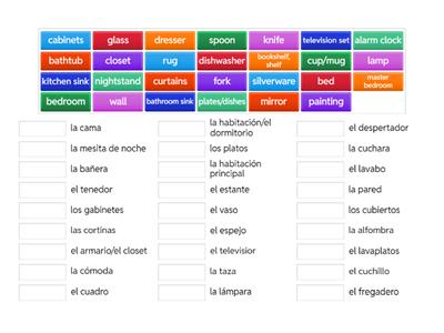 La casa wordwall - Teaching resources