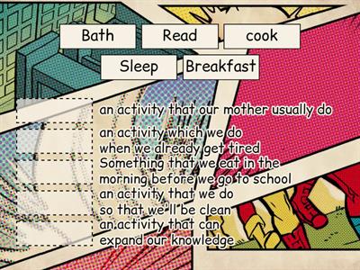 Daily activities - Teaching resources