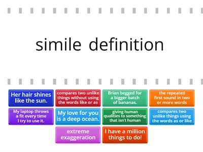 Hyperbole simile metaphor - Teaching resources