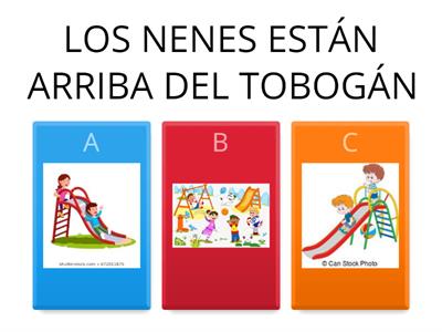 Arriba o abajo - Recursos didácticos