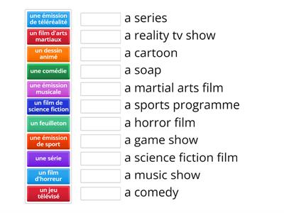 Cinéma et télé - Teaching resources