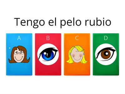Descripciones pelo y ojos - Teaching resources